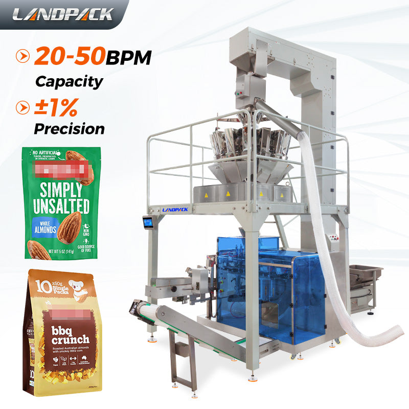 Automatic Cashew Nut Zipper Pouch Packing Machine Solution – Landpack ...