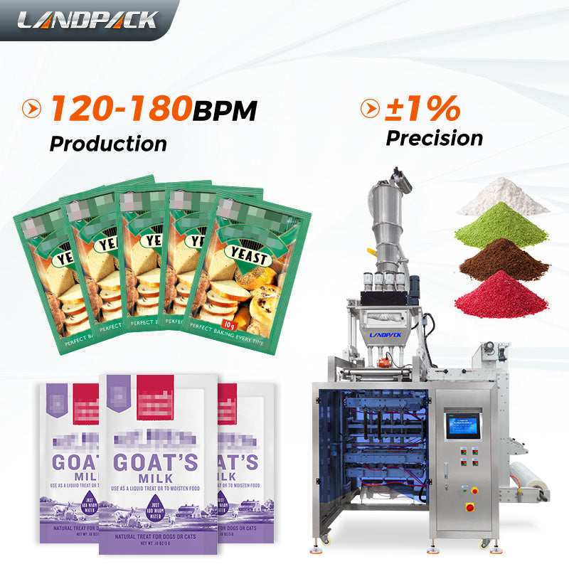 Automatic Powder Sachet Packaging Machine – Landpack Packing Filling ...